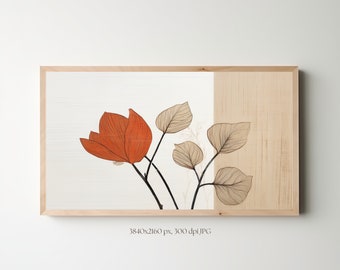 Samsung Frame TV Art Spring Wabi Sabi Art Spring Japandi Nature Japanese Nature Tv Art Japandi ...