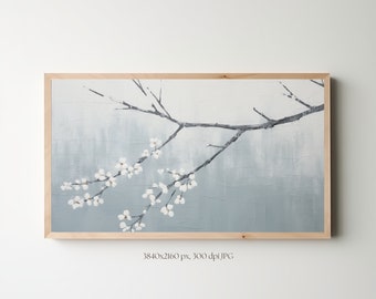 Samsung Frame TV Art Spring Wabi Sabi Art Spring Japandi Nature Japanese Nature Tv Art Japandi ...
