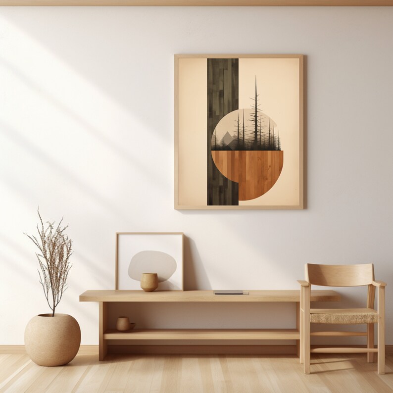 Wood Pattern Japandi Wall Art Wabi Sabi Wall Art Japandi Wall Decor Japandi Print Wabi Sabi Wall ...