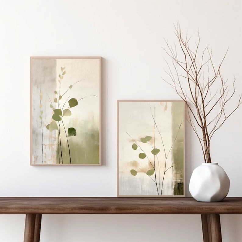 Set of 2 Japandi Wall Art Japanese Art Wabi Sabi Wall Art Japandi Wall Decor Japandi Print ...