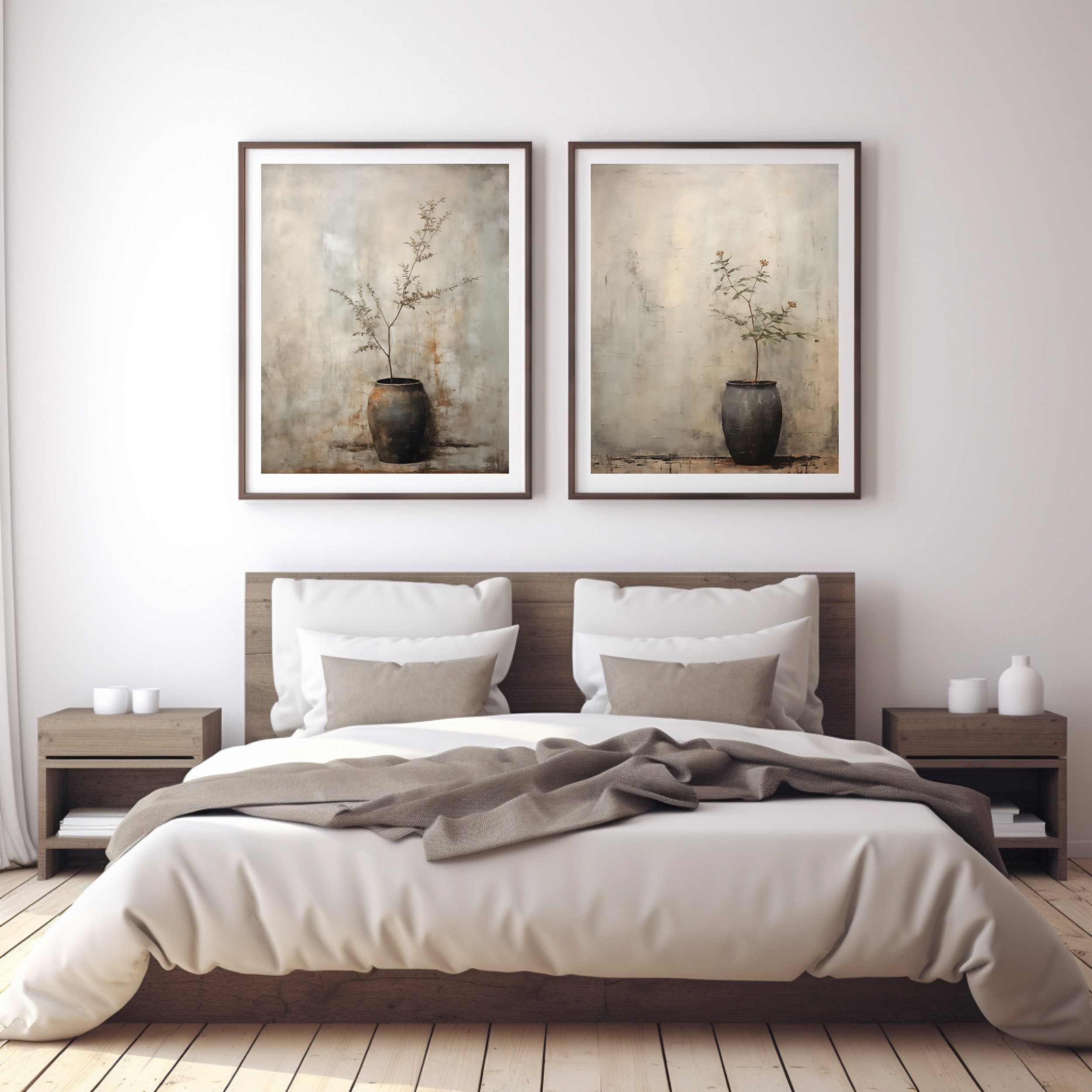 Set of 3 Japandi Wall Art Japandi Art Wabi Sabi Wall Art Japandi Wall ...