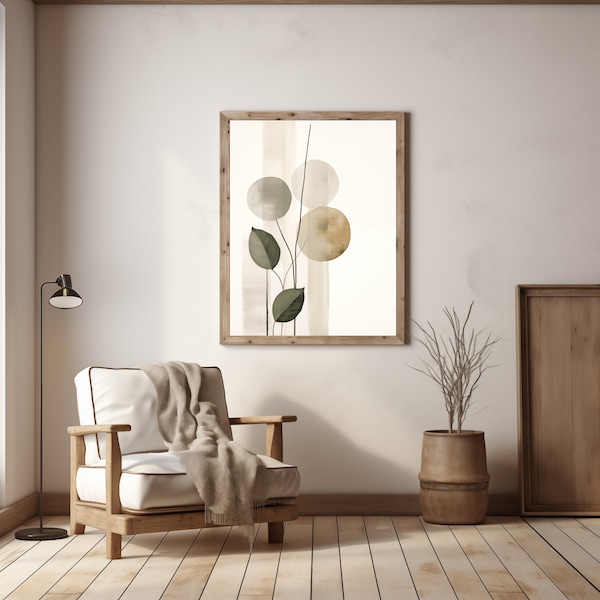 Set of 3 Japandi Wall Art Japandi Art Wabi Sabi Wall Art Japanese Style Abstract Landscape ...