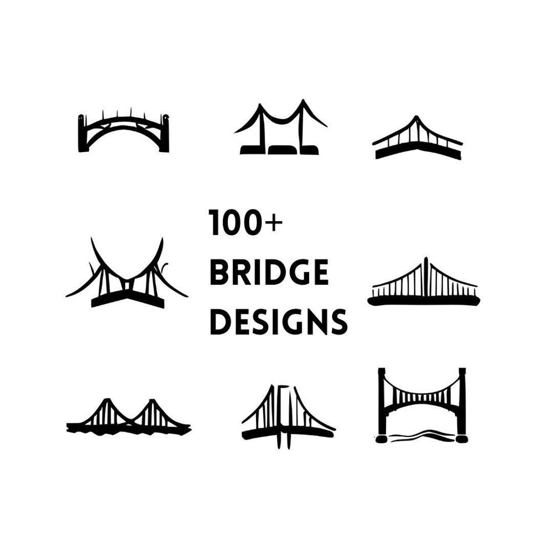 50+ Bridge Icons: Vector Graphics for Cricut & POD (digital Download ...