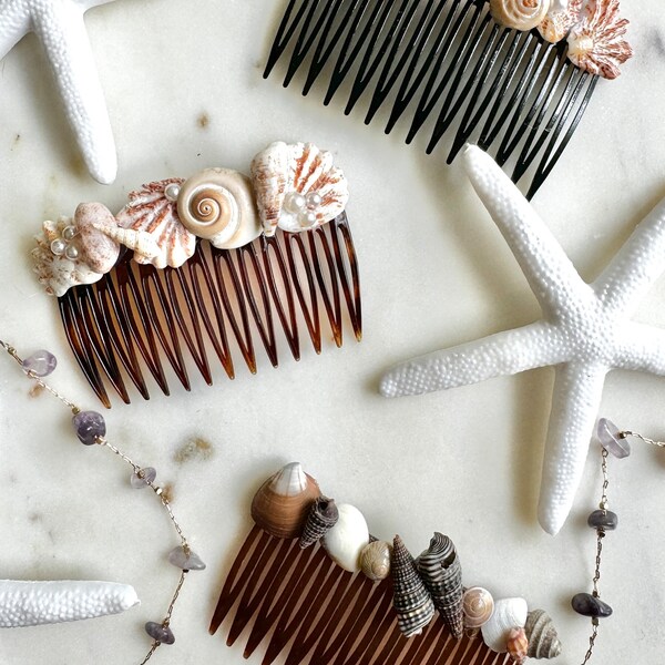 Seashell Hair Accessories - Etsy