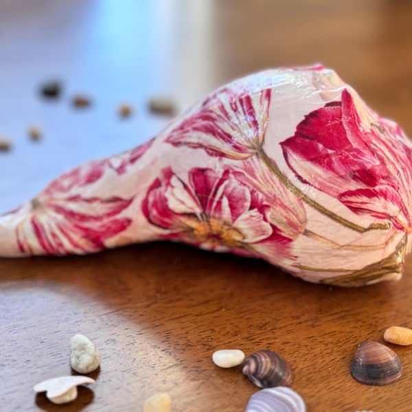 Decoupage Conch Shells - Etsy