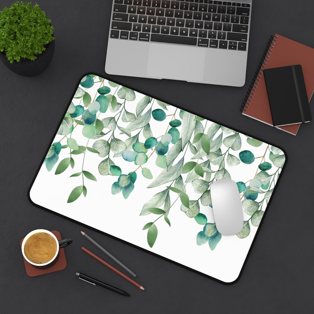Botanical Desk Mat Floral Desk Mat Cute Desk Pad Aesthetic - Etsy