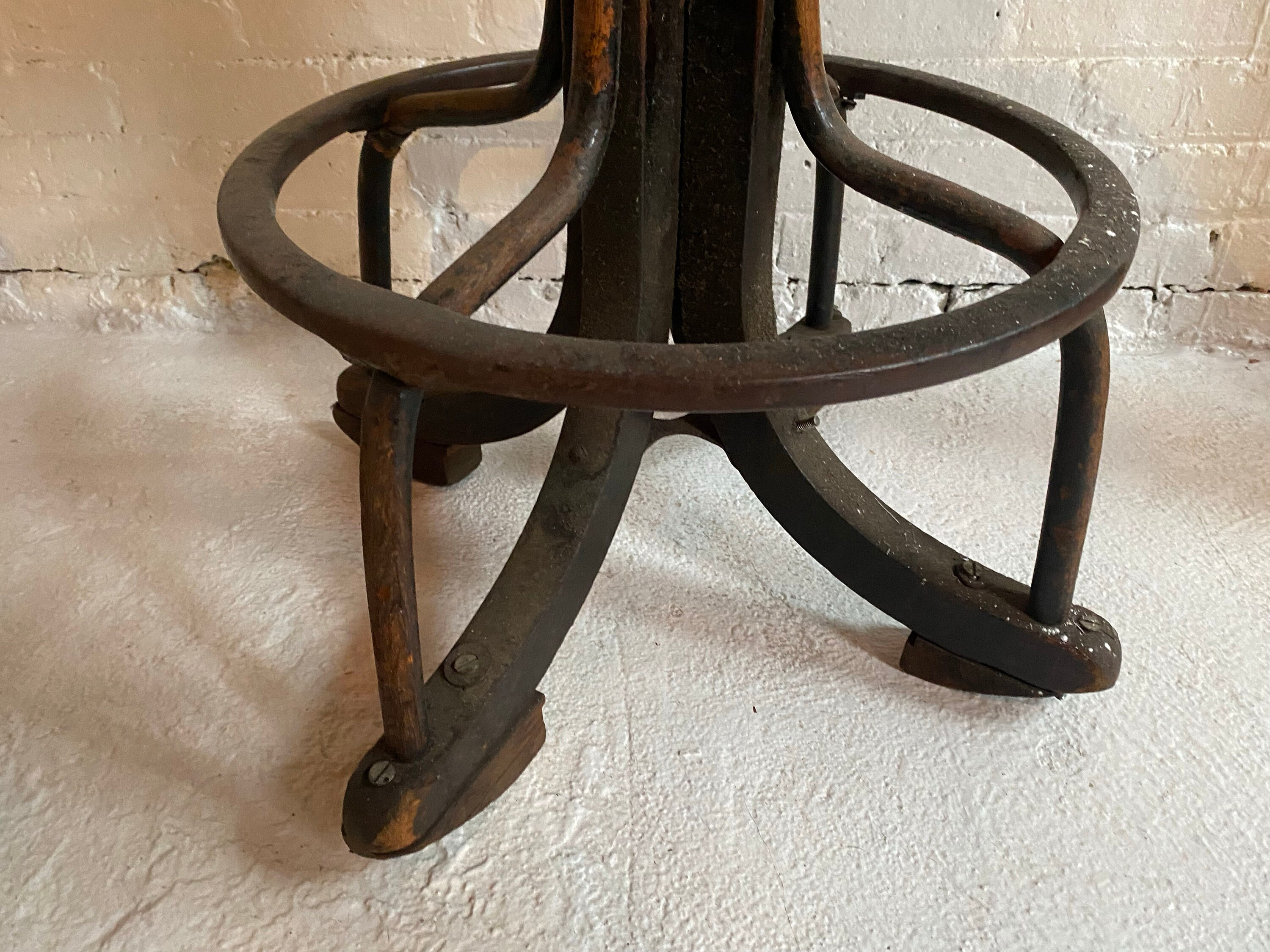 Antique Industrial Machinists Bench Chair - Etsy