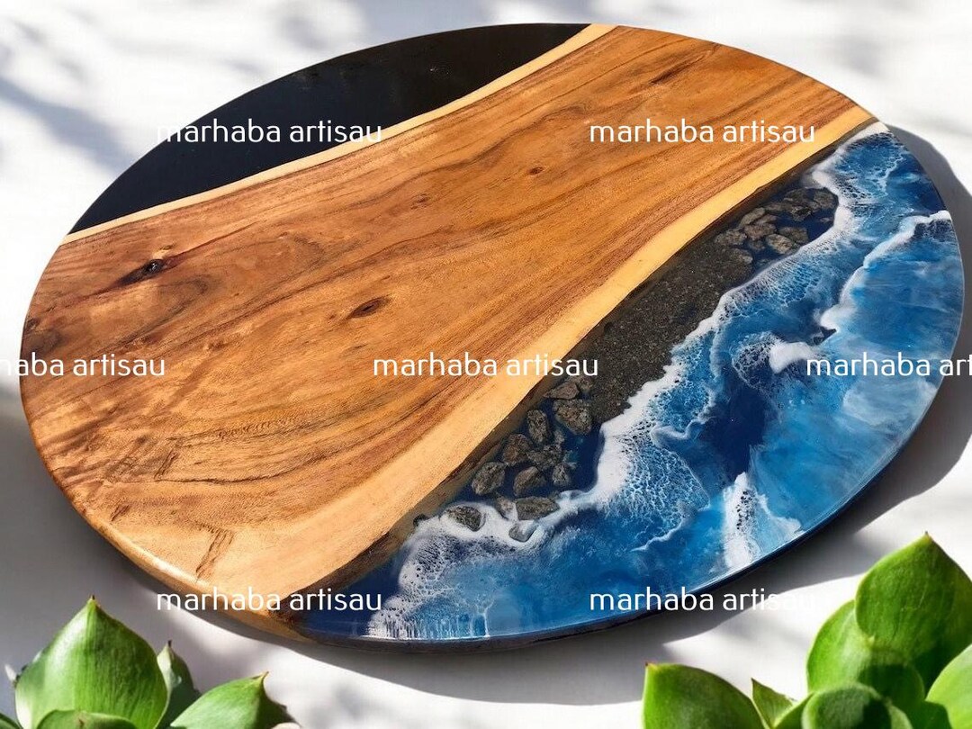 Epoxy Resin Ocean Waves Table, Epoxy Table World Map, Epoxy Resin Ocean ...