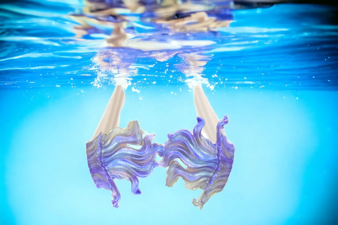 Tempest Silicone Mermaid Swim Top - Etsy