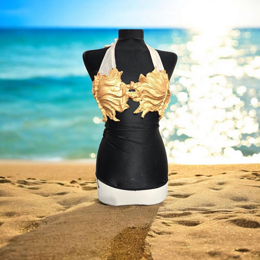 Tempest Silicone Mermaid Swim Top - Etsy