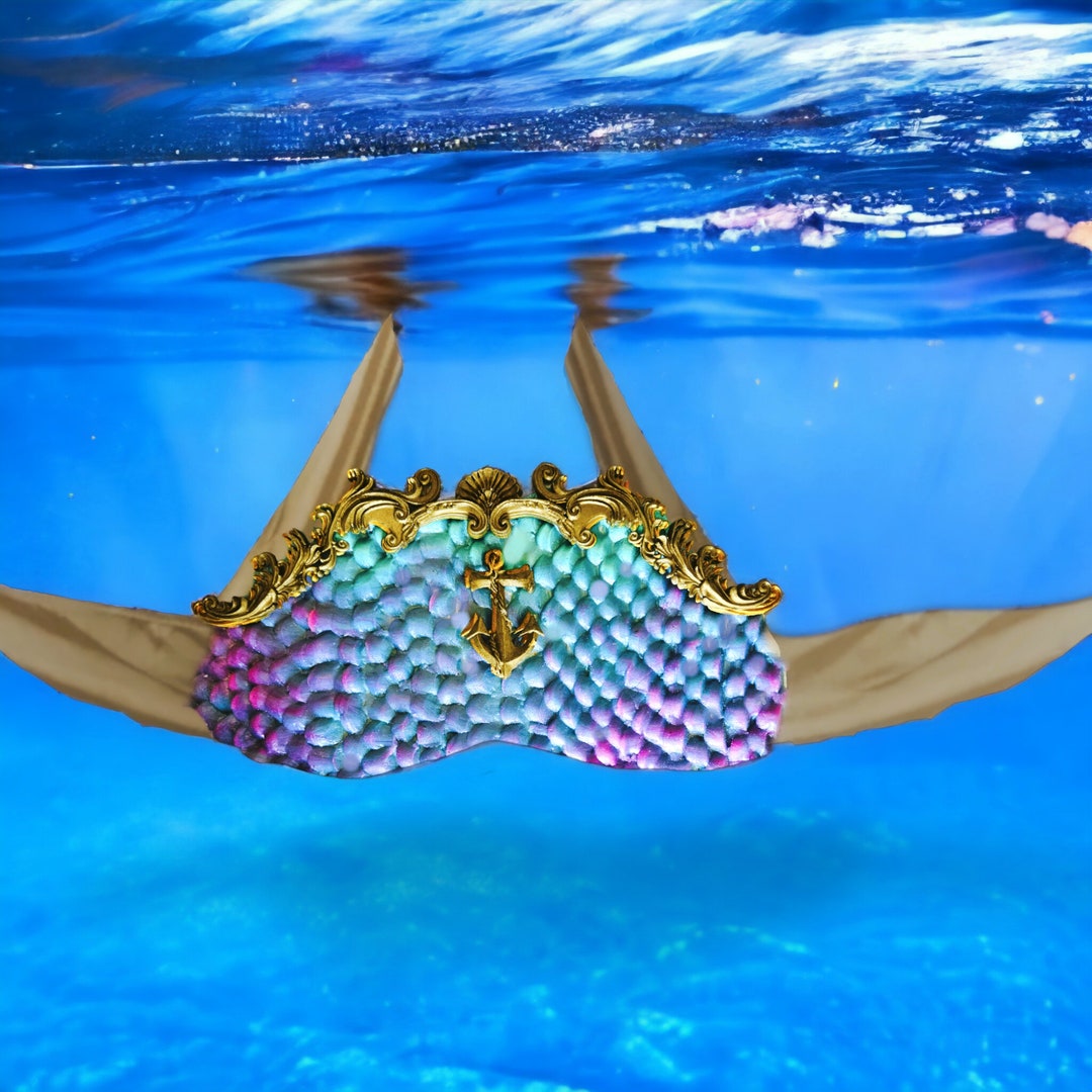 Ahoy Sailor Silicone Mermaid Swim Top - Etsy