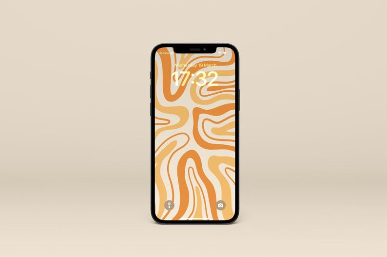 Retro 70s iPhone Wallpapers | Aesthetic Spring Floral & Groovy Designs ...