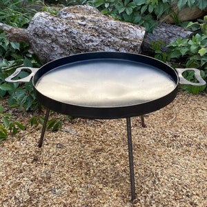 Heavy Duty Cowboy Wok With Metal Stand MAXI Set, Plow Disc Cooker ...
