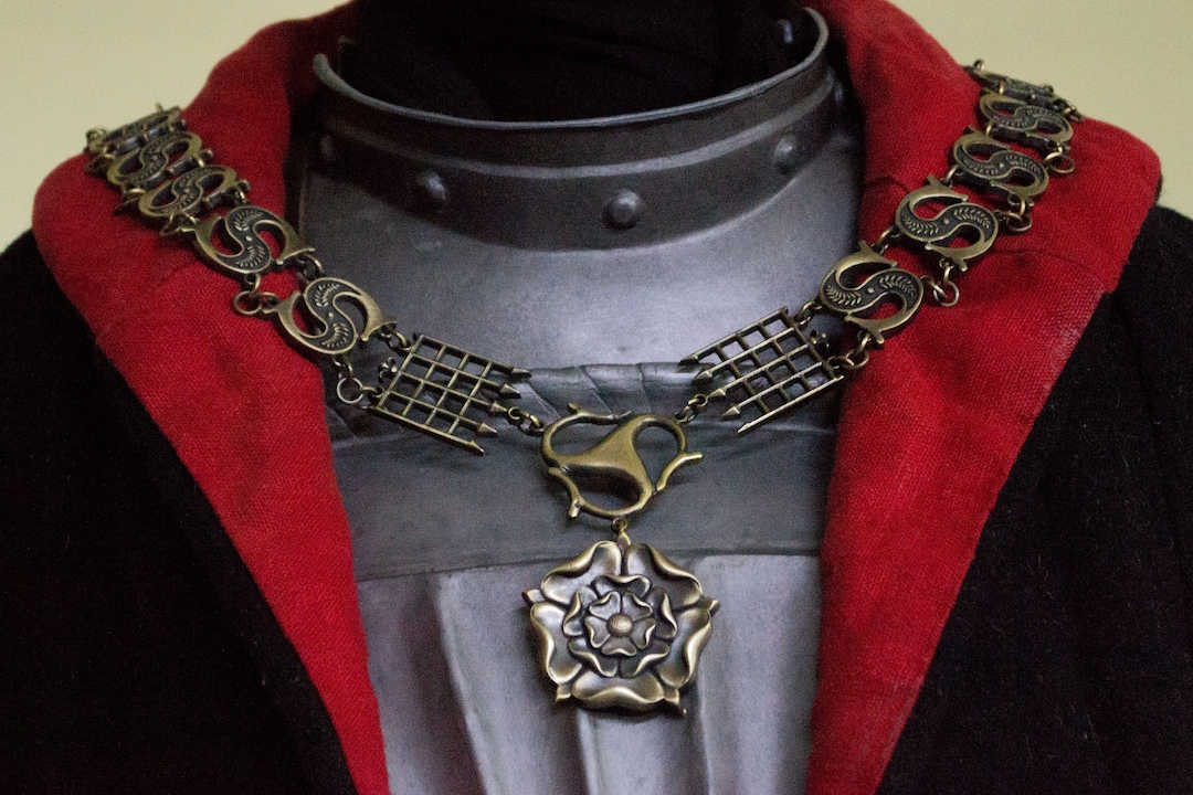 Collar of Esses, With the Tudor Rose Badge of Henry VIII Replica - Etsy