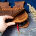 Medieval Leather Kidney Pouch - Etsy