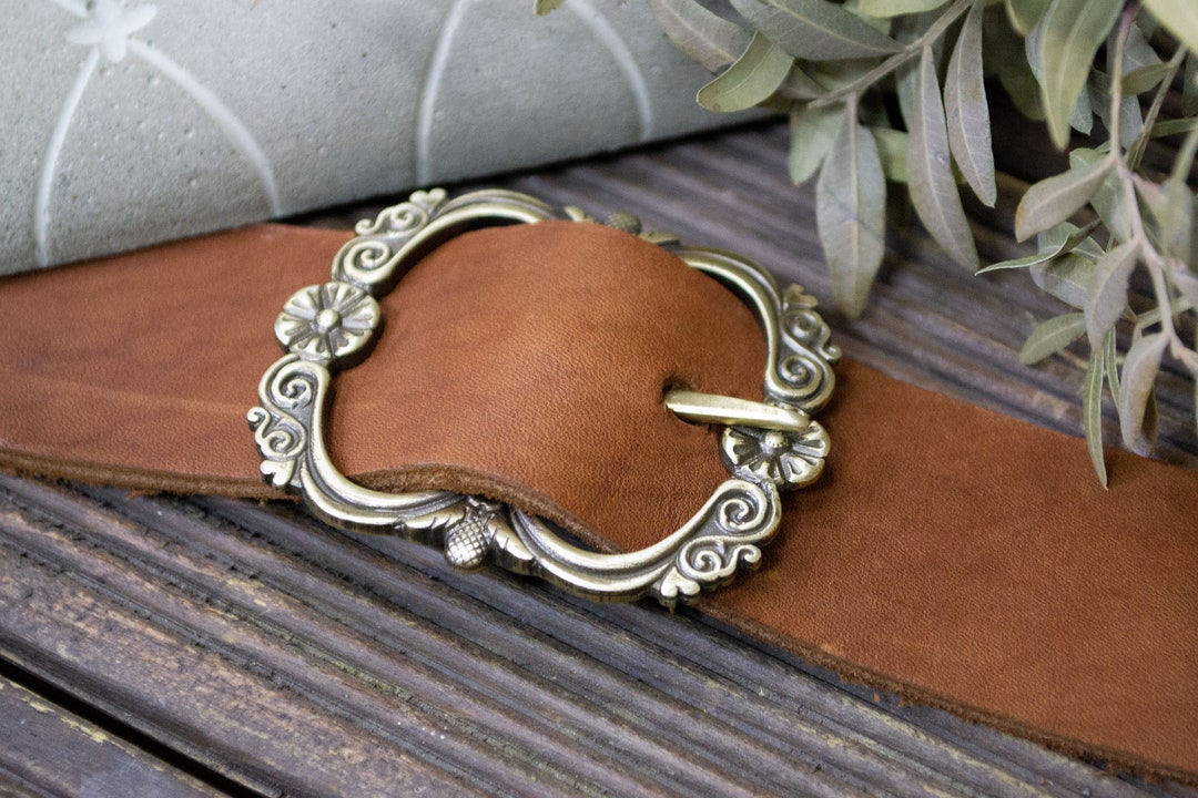 Belt Buckle "eight With Roses" Large - Etsy