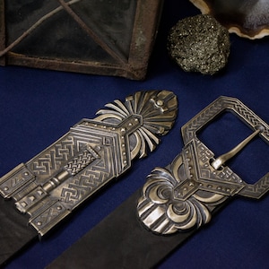 Dwarf Leather Belt - Etsy