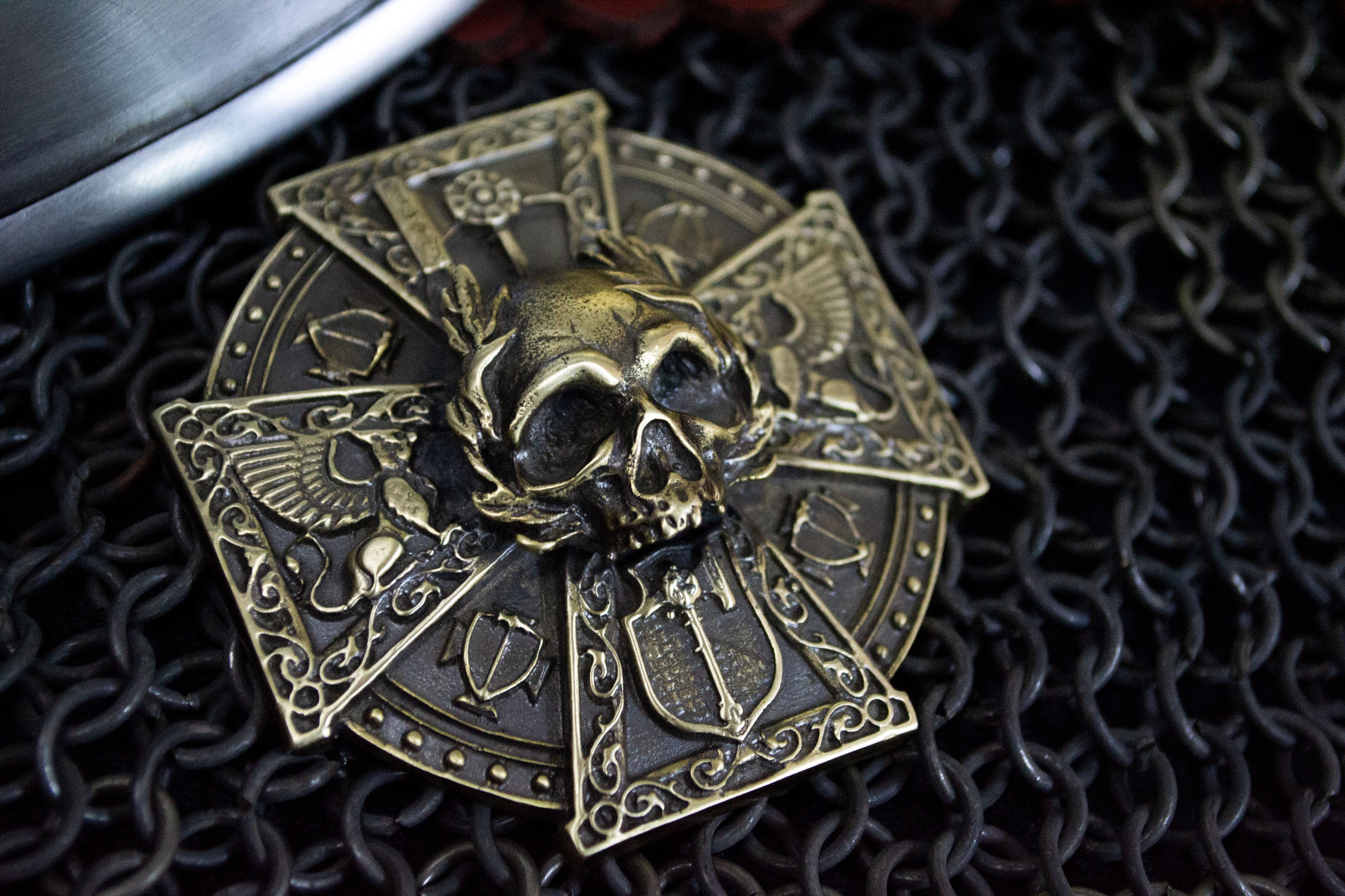 Brooch Warhammer Imperial Cross - Etsy