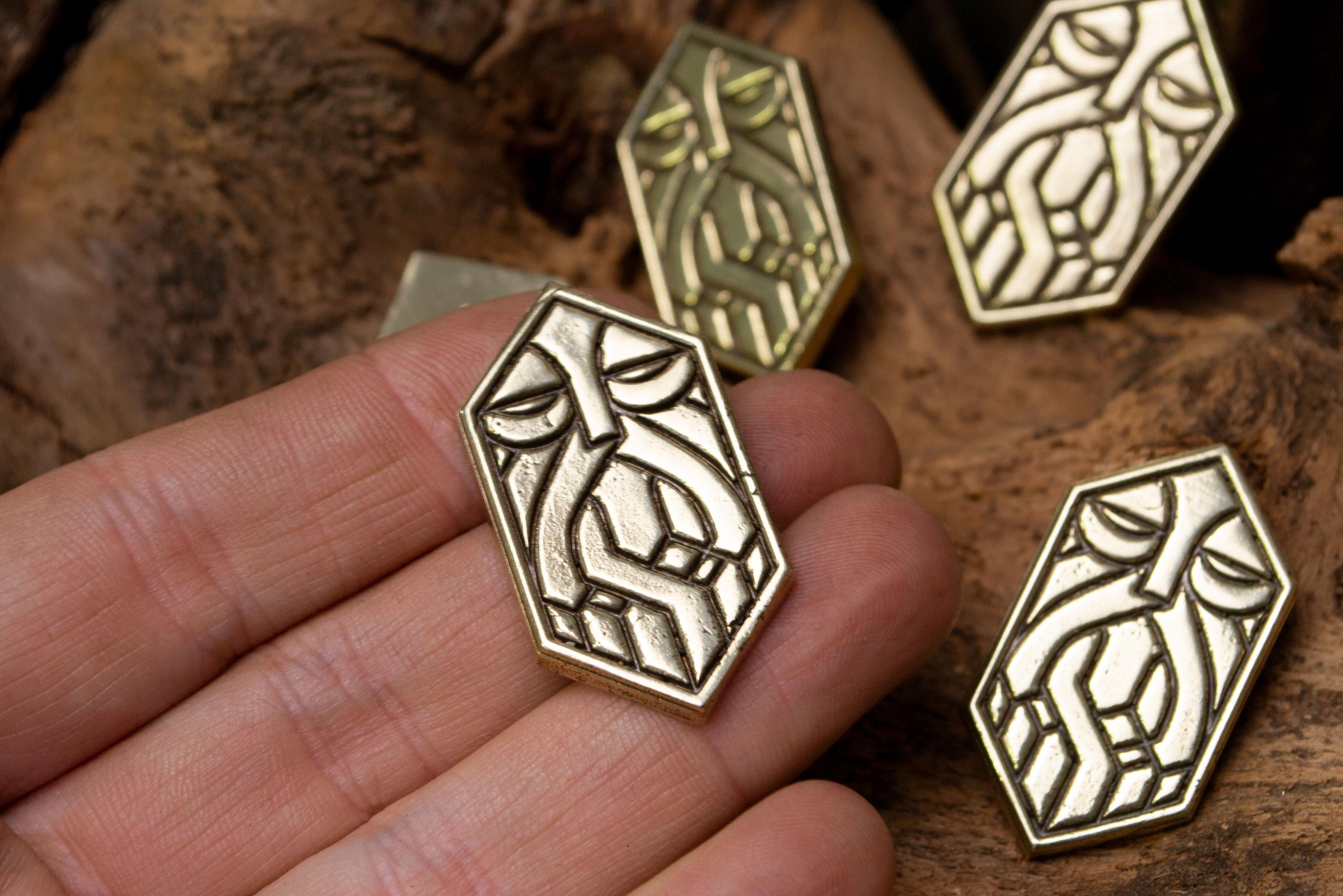 Dwarven Mounts – Beard of Stone Design: DIY Leather Hardware - Etsy