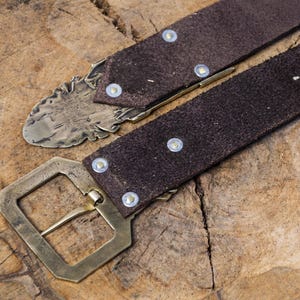 Dwarf Leather Belt - Etsy