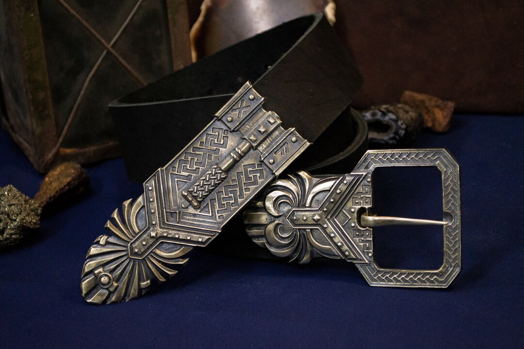 Dwarf Leather Belt - Etsy