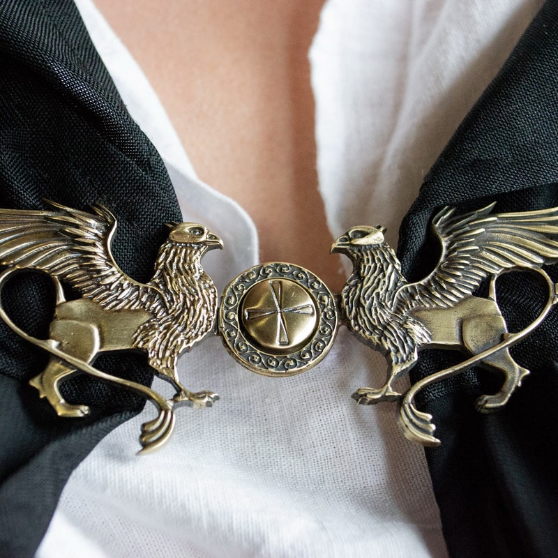 Large Silver Cloak Clasps - Etsy UK