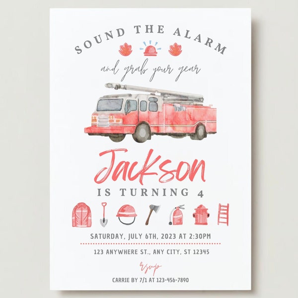 Free Fire Party Invitation - Etsy