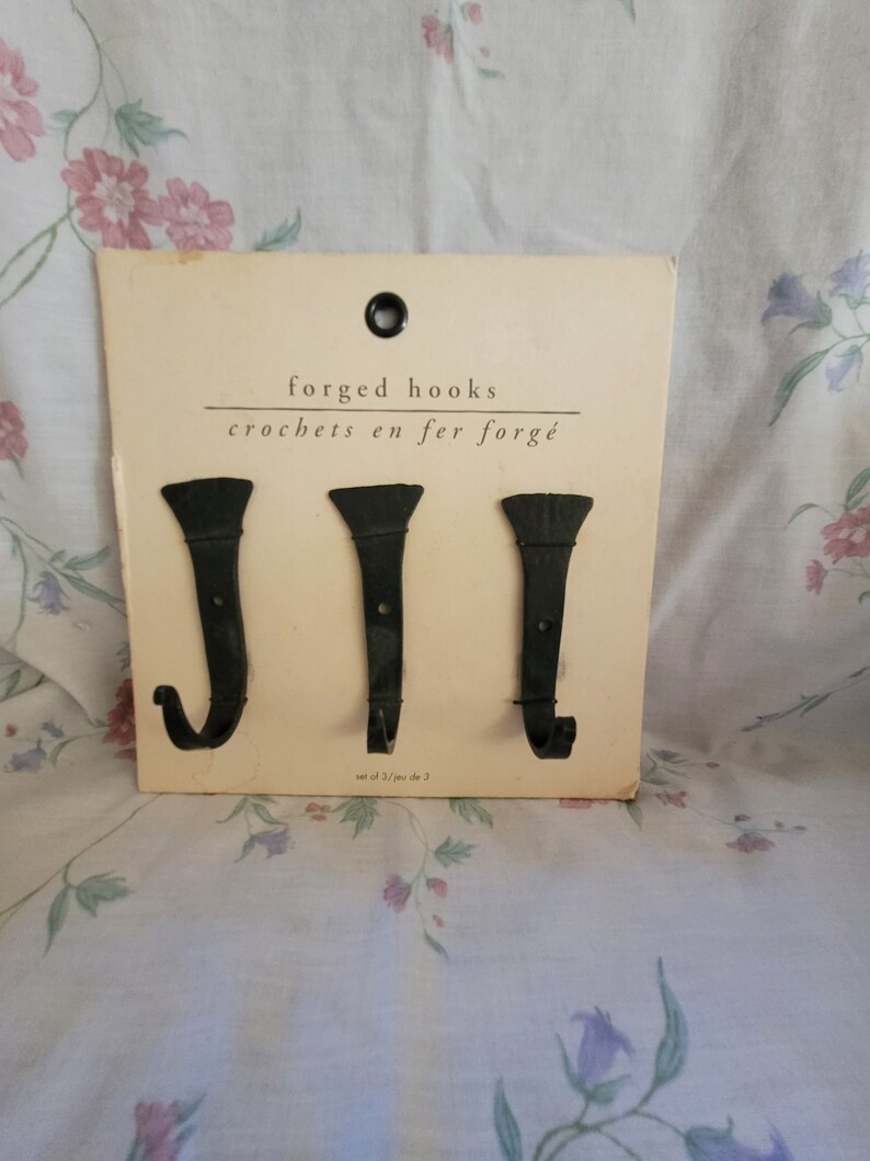 Wrought Iron Wall Hooks - Etsy