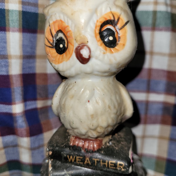 Vintage Owl Figurine - Etsy