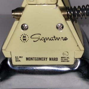 1960s Montgomery Ward Signature Iron - Etsy