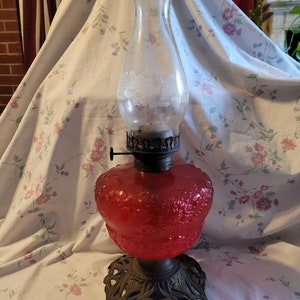 Ruby Red Oil Lamps - Etsy