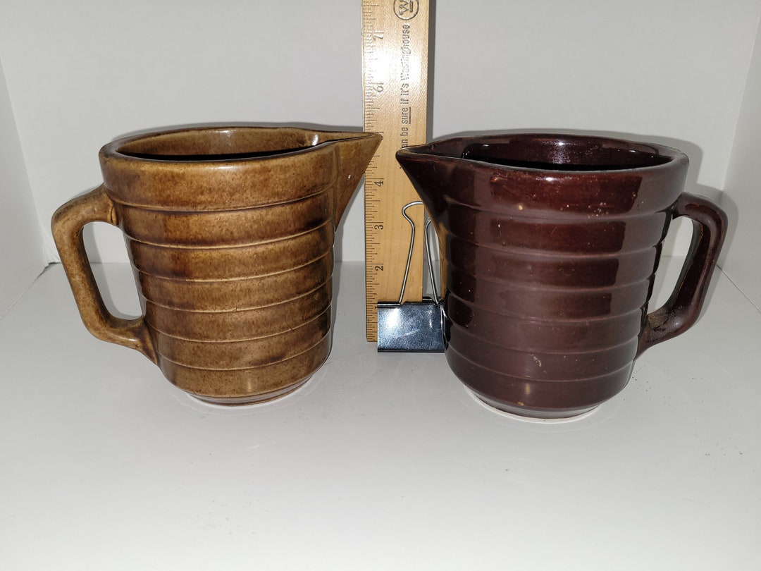 USA Pottery Pitcher Set - Etsy