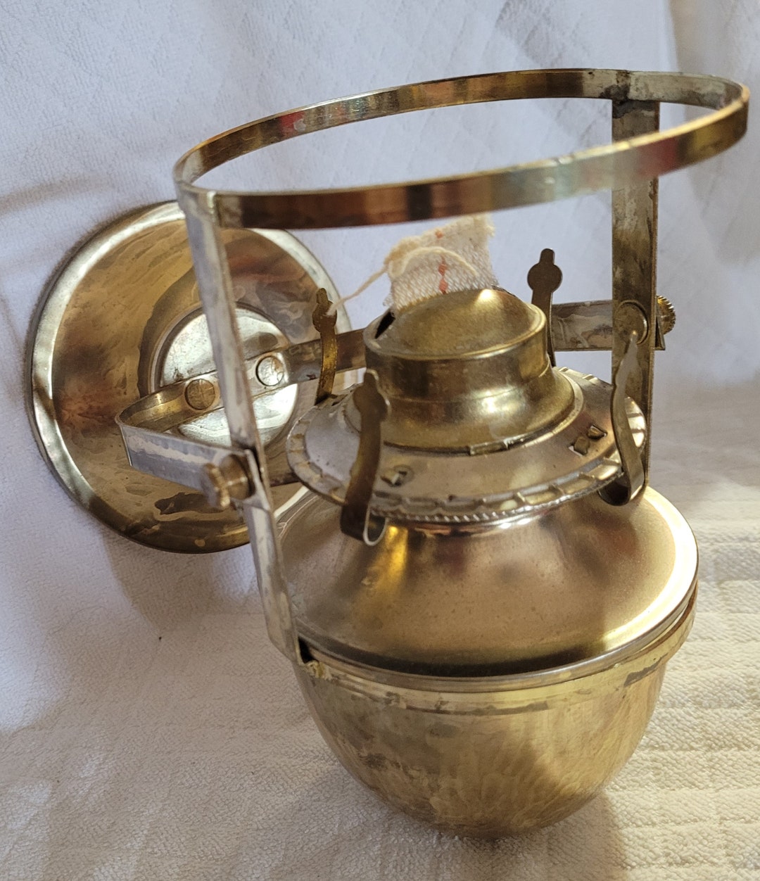 Brass Tilting Ship Lamp - Etsy