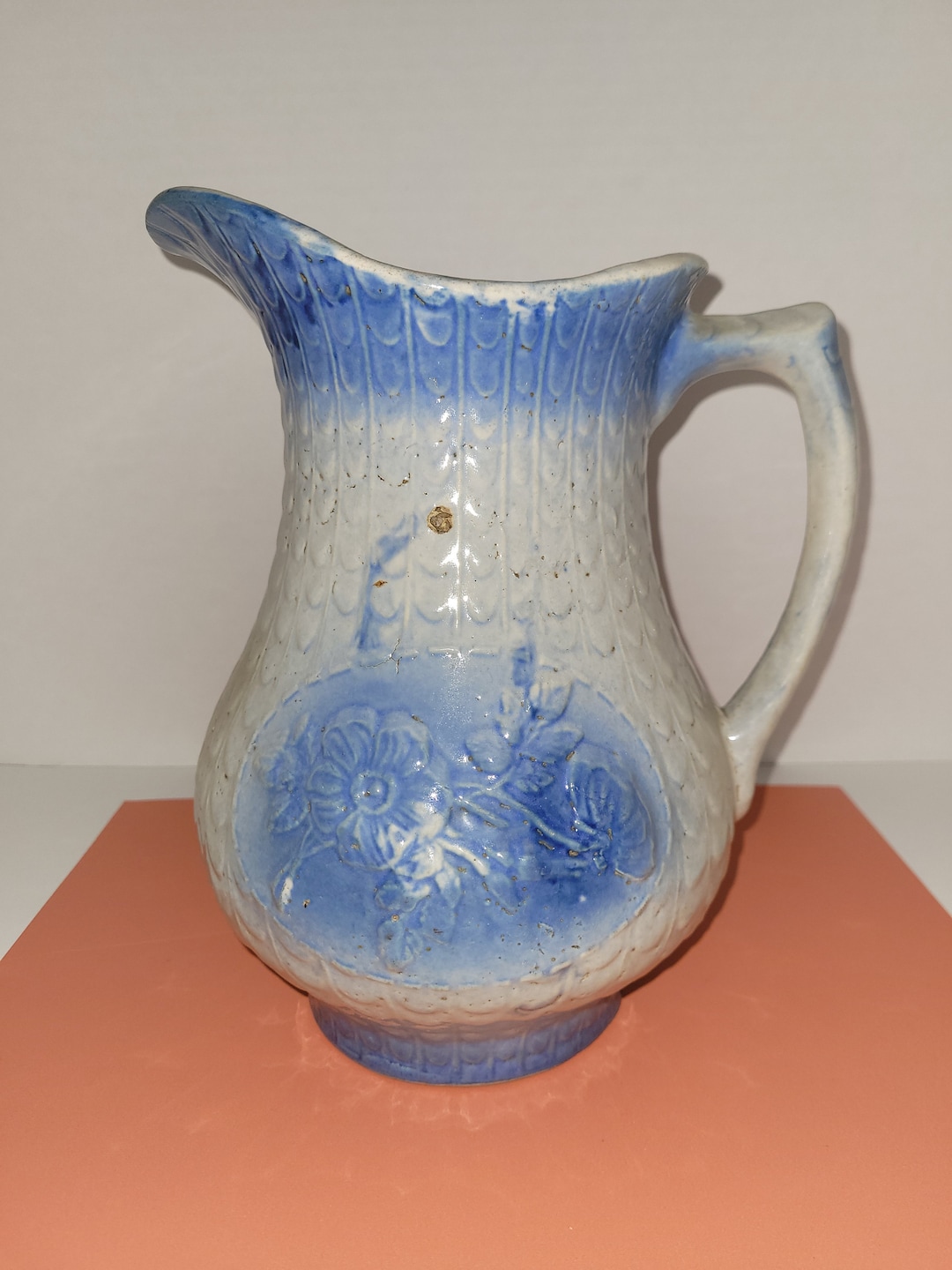 Salt Glazed Pottery Pitcher - Etsy