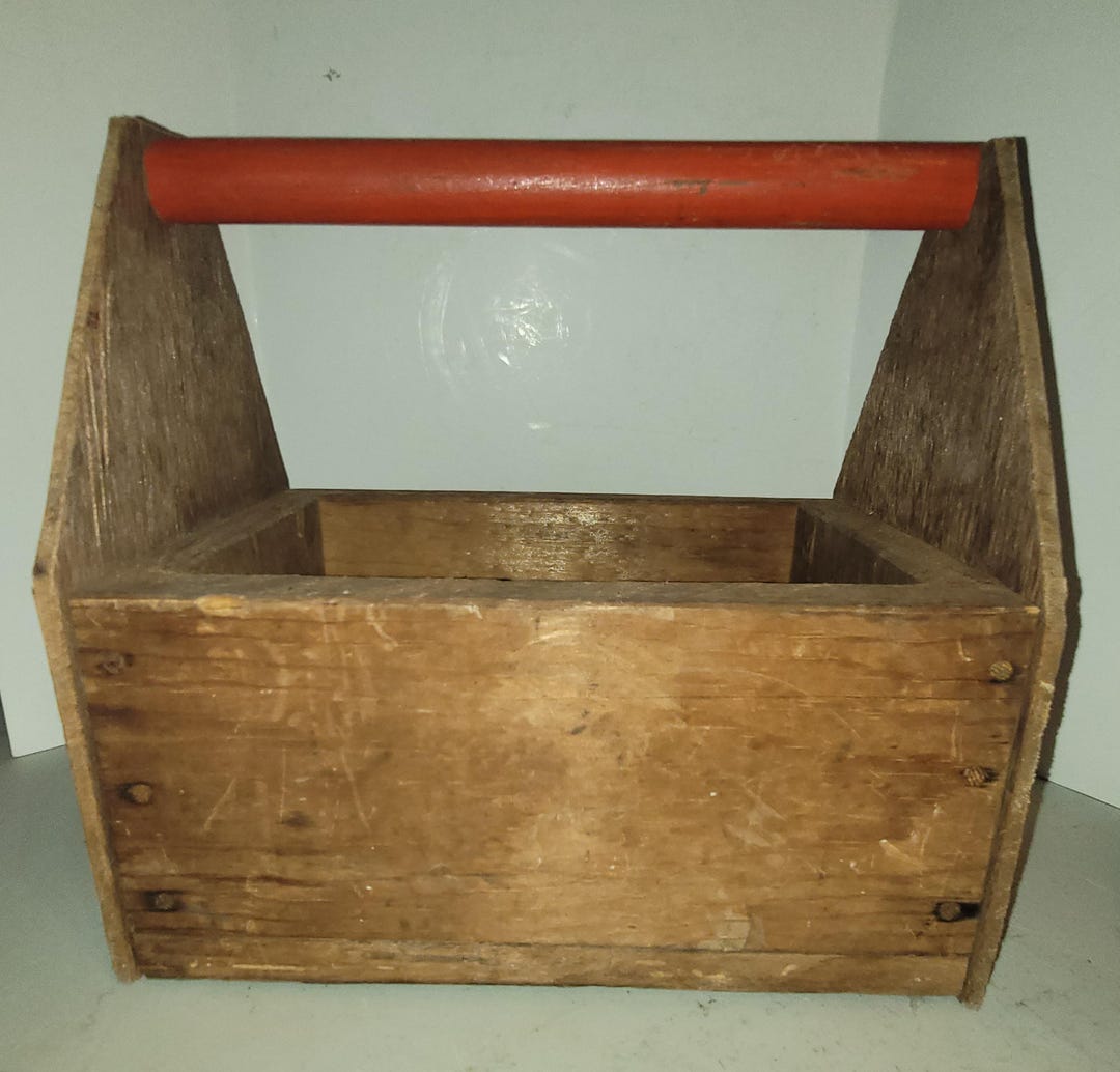 Rustic Wood Tool Box - Etsy