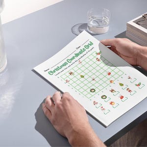 Christmas Workbook Educational Activity Book Kids Adults, Holiday ...