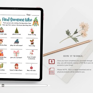 Christmas Workbook Educational Activity Book Kids Adults, Holiday ...