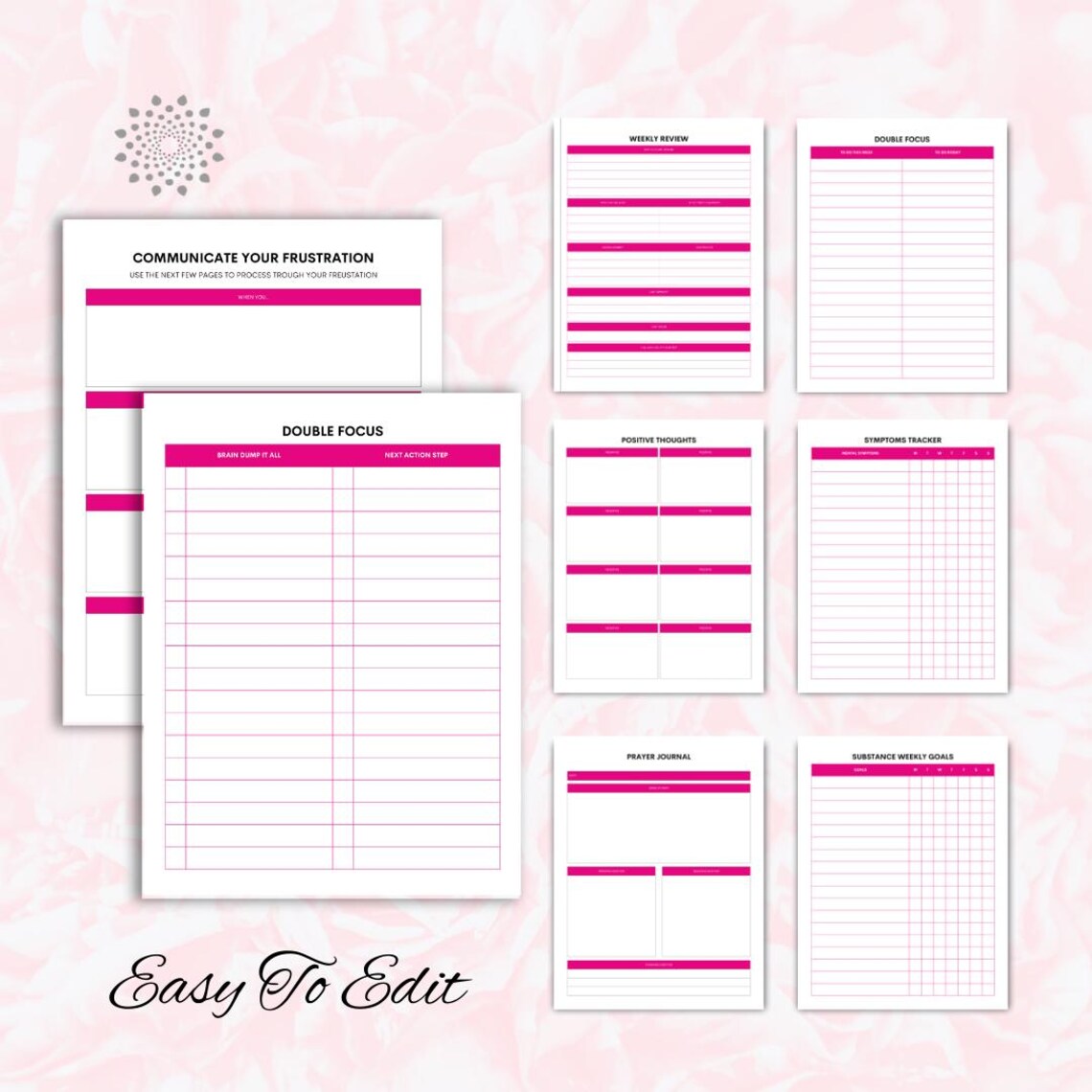 Addiction Recovery Planner, Sobriety Tracker, Daily Journal, Sober ...