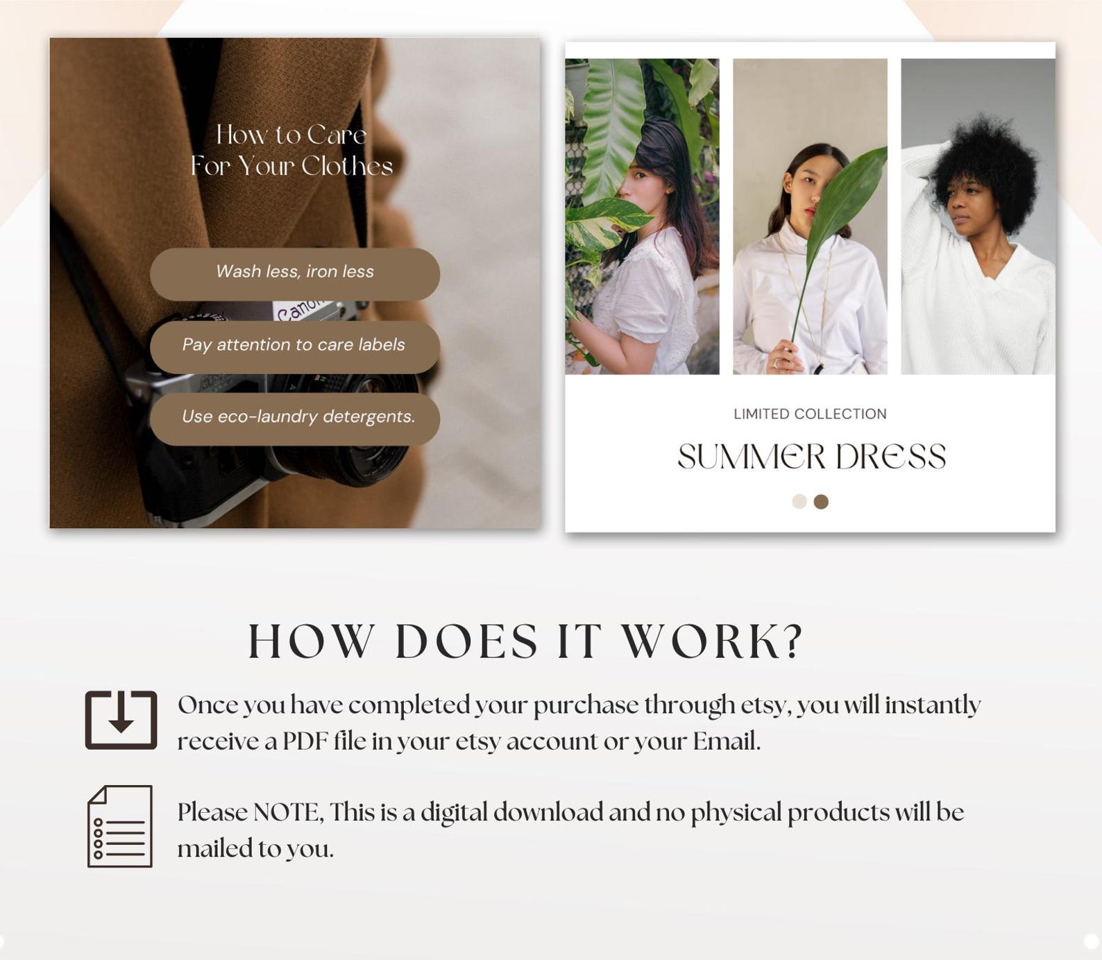 Fashion Instagram Post Templates | Editable Social Media Content Pack ...