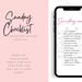 Sunday Checklist, Digital Download, Tool, Self-care Checklist, Goal ...