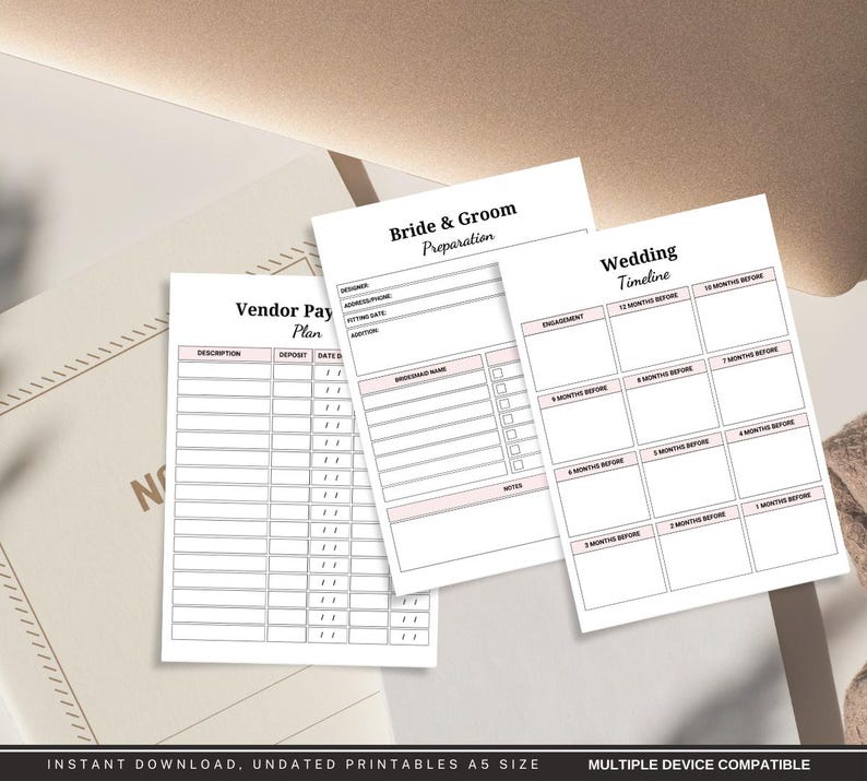 2025 Wedding Journal, Bride Gift, Wedding Planner, Marriage Keepsake ...