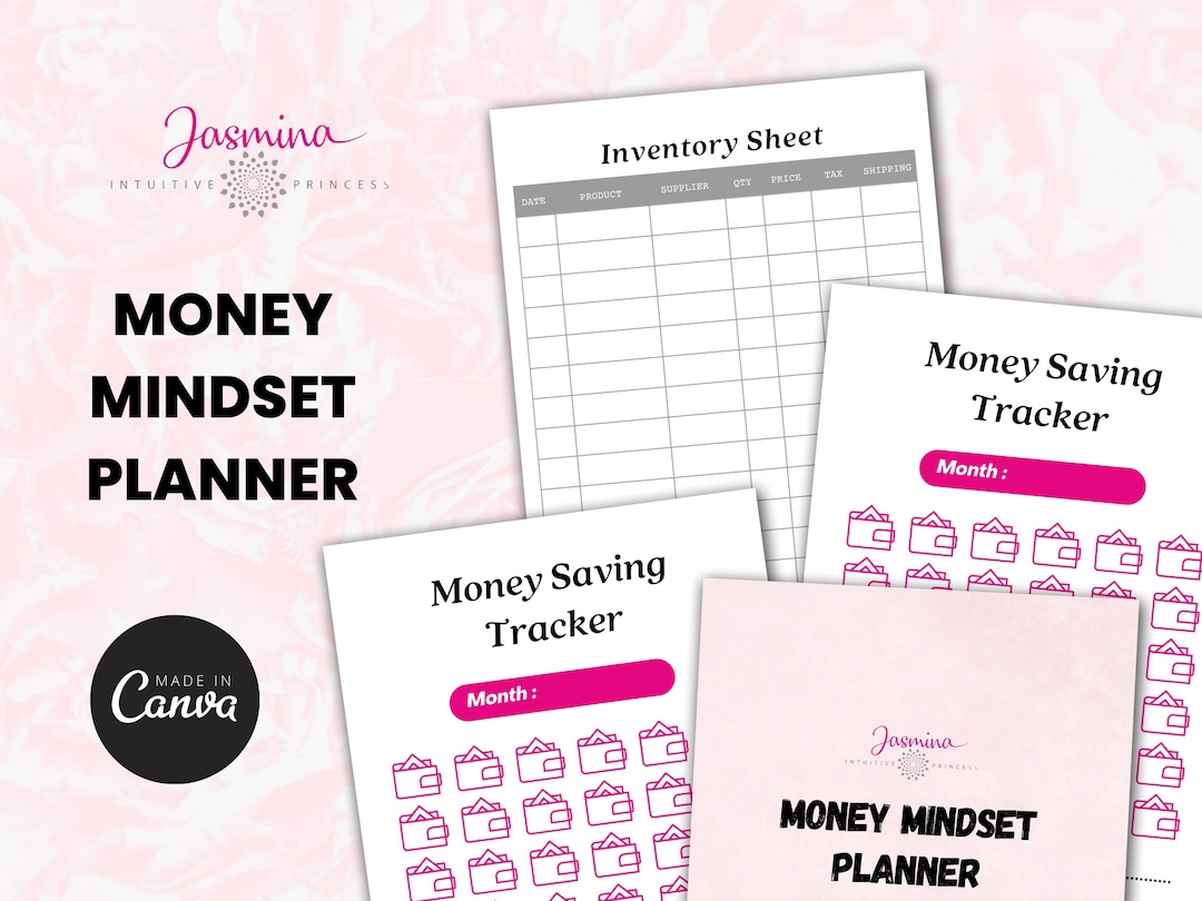 Money Mindset Planner & budget Goal Tracker | printable Financial ...