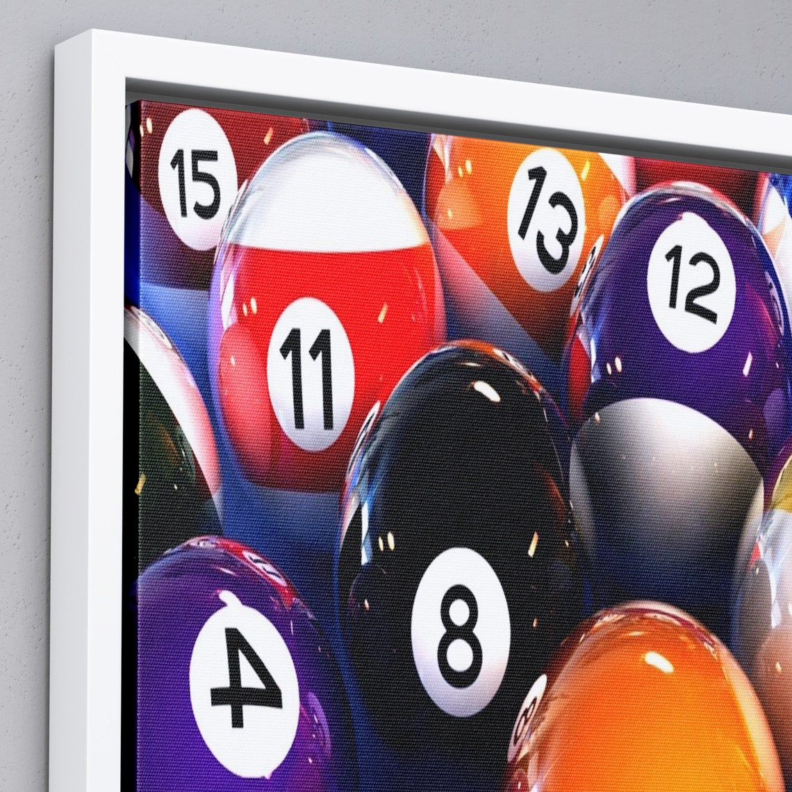 Billiards Balls Sets, Billiard Club Decor, Man Cave Wall Decor ...