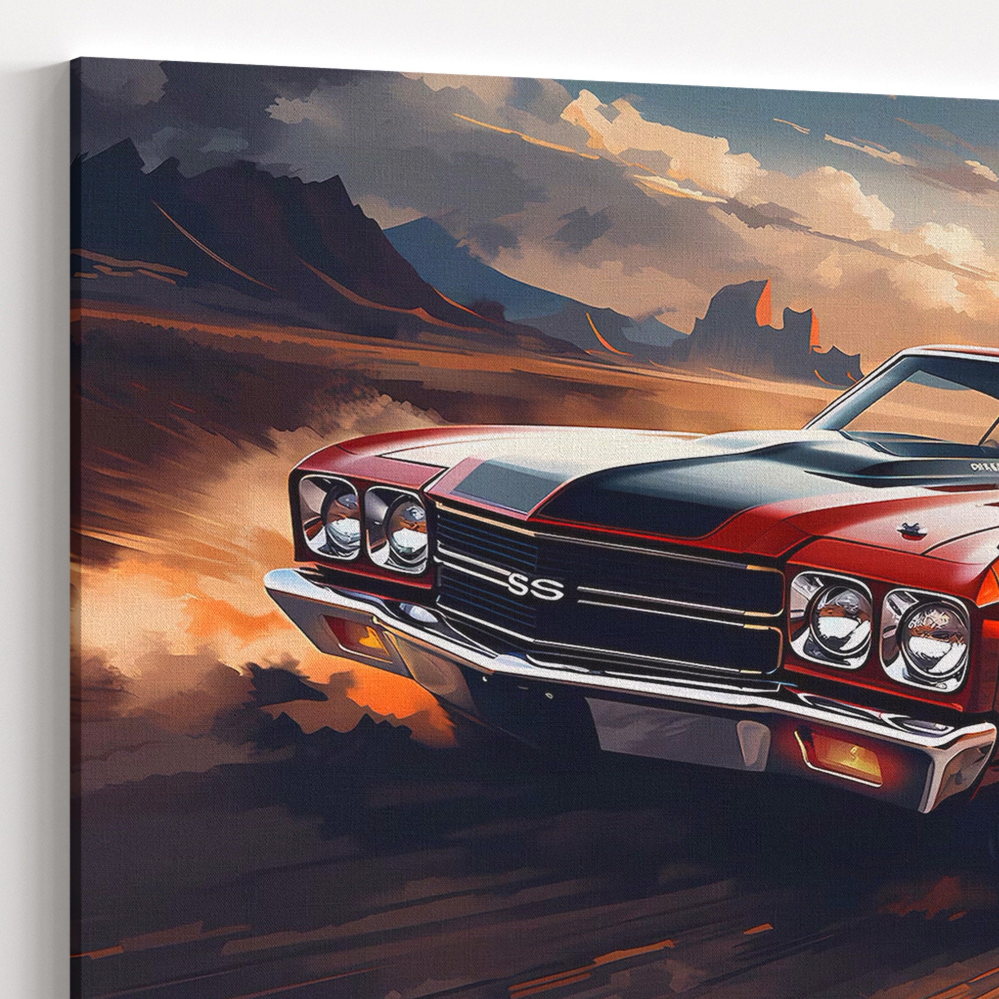 Chevrolet Chevelle SS 1970 454 Big Block Classic Muscle Car Wall Art ...