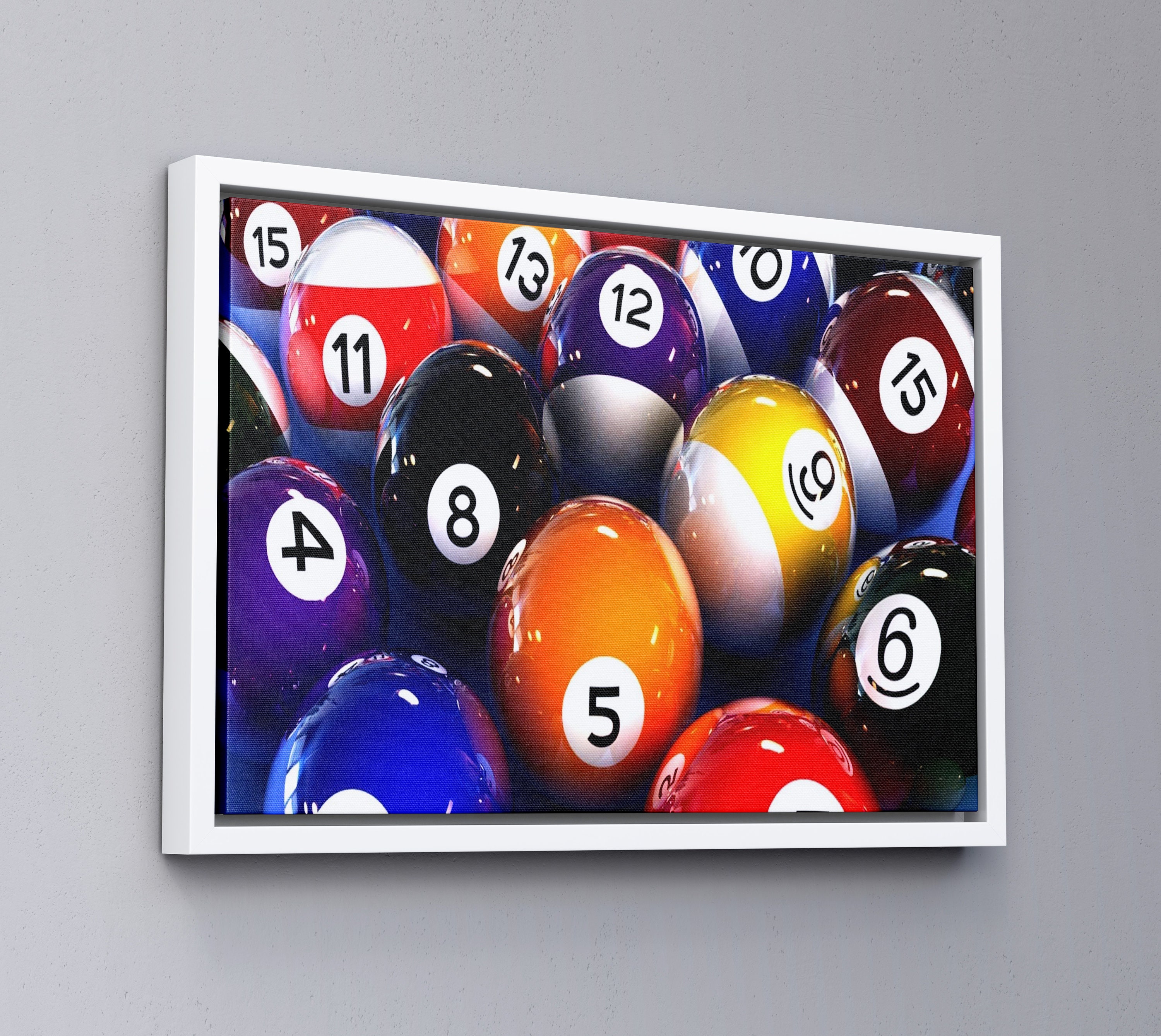 Billiards Balls Sets, Billiard Club Decor, Man Cave Wall Decor ...