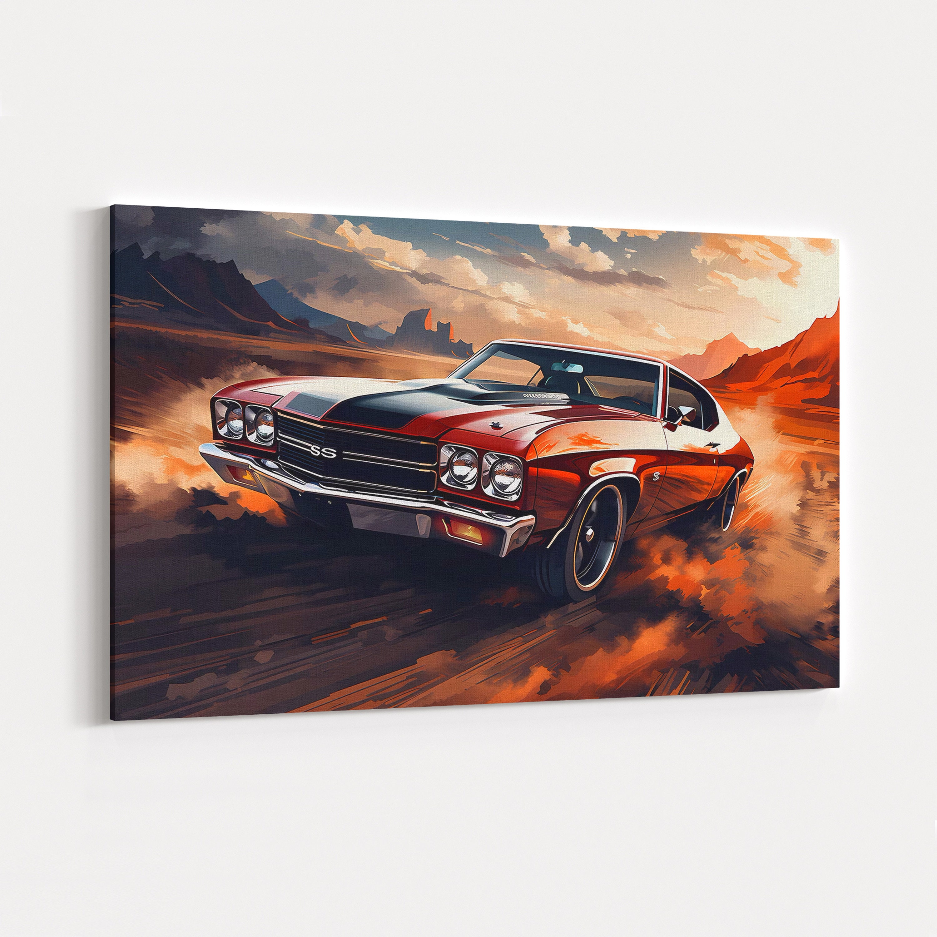 Chevrolet Chevelle SS 1970 454 Big Block Classic Muscle Car Wall Art ...