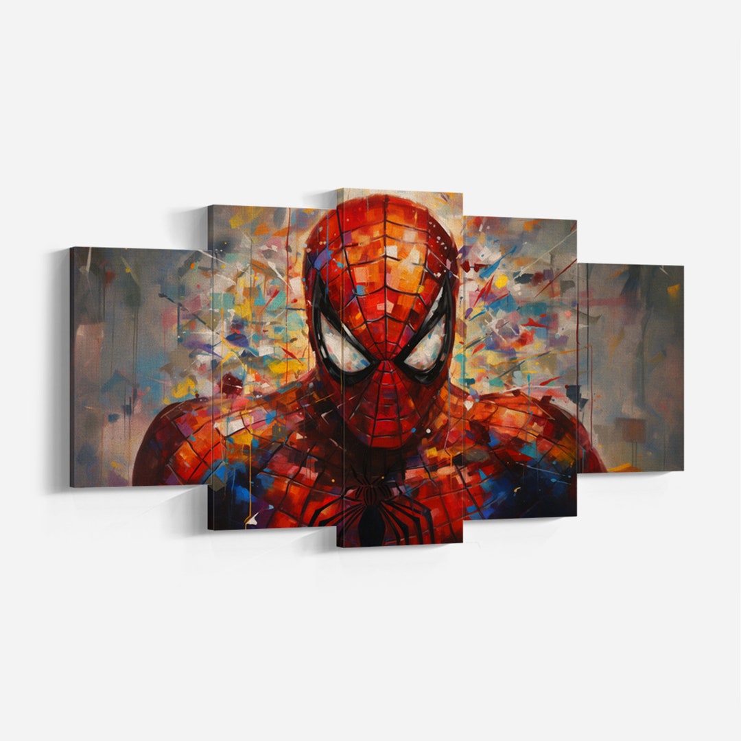 Spider-man Canvas Poster, Spider-man Wall Art, High Quality Canvas ...