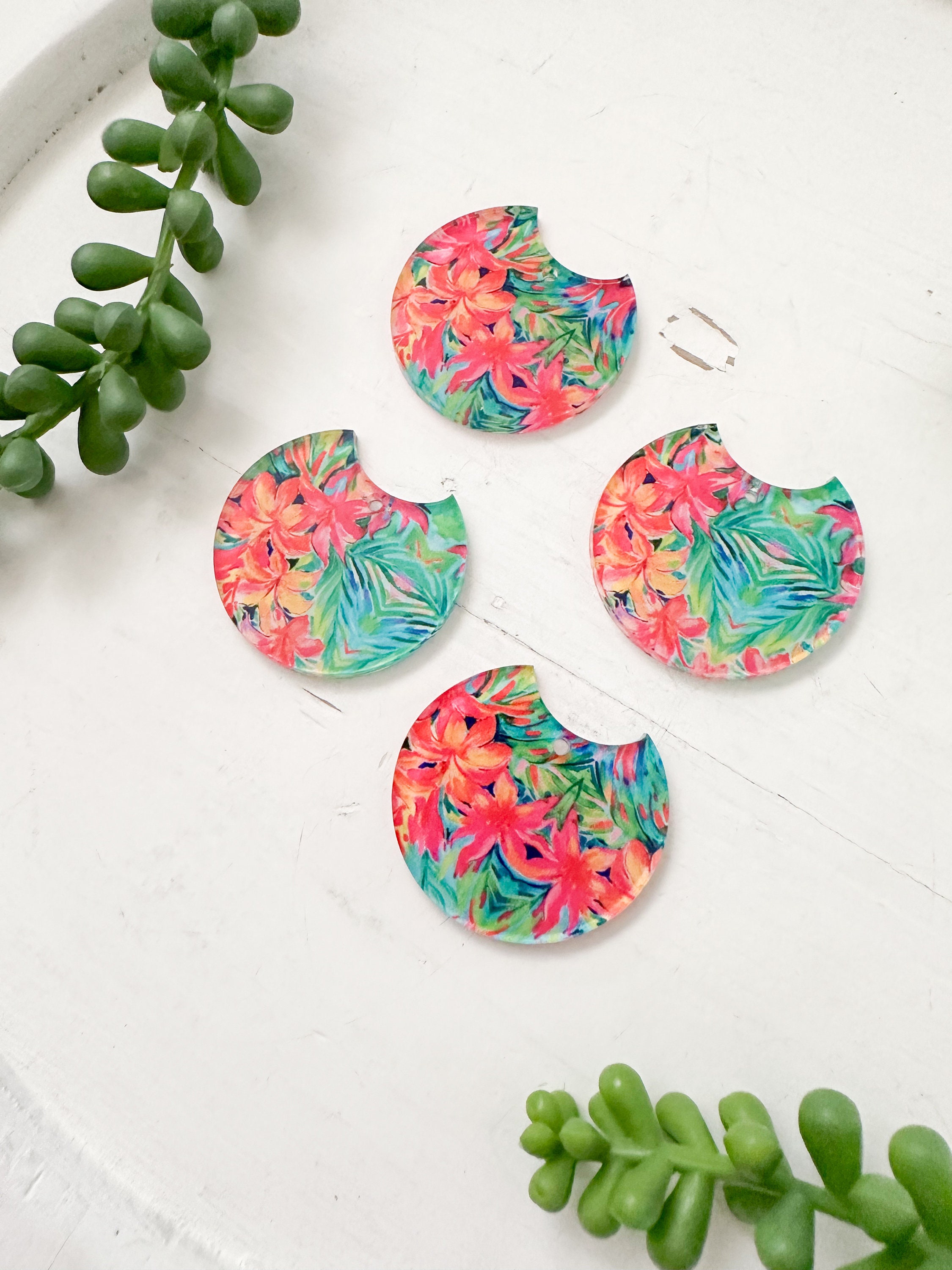 Preppy Summer Earring Blanks, Acrylic Earring Blanks, DIY Jewelry ...