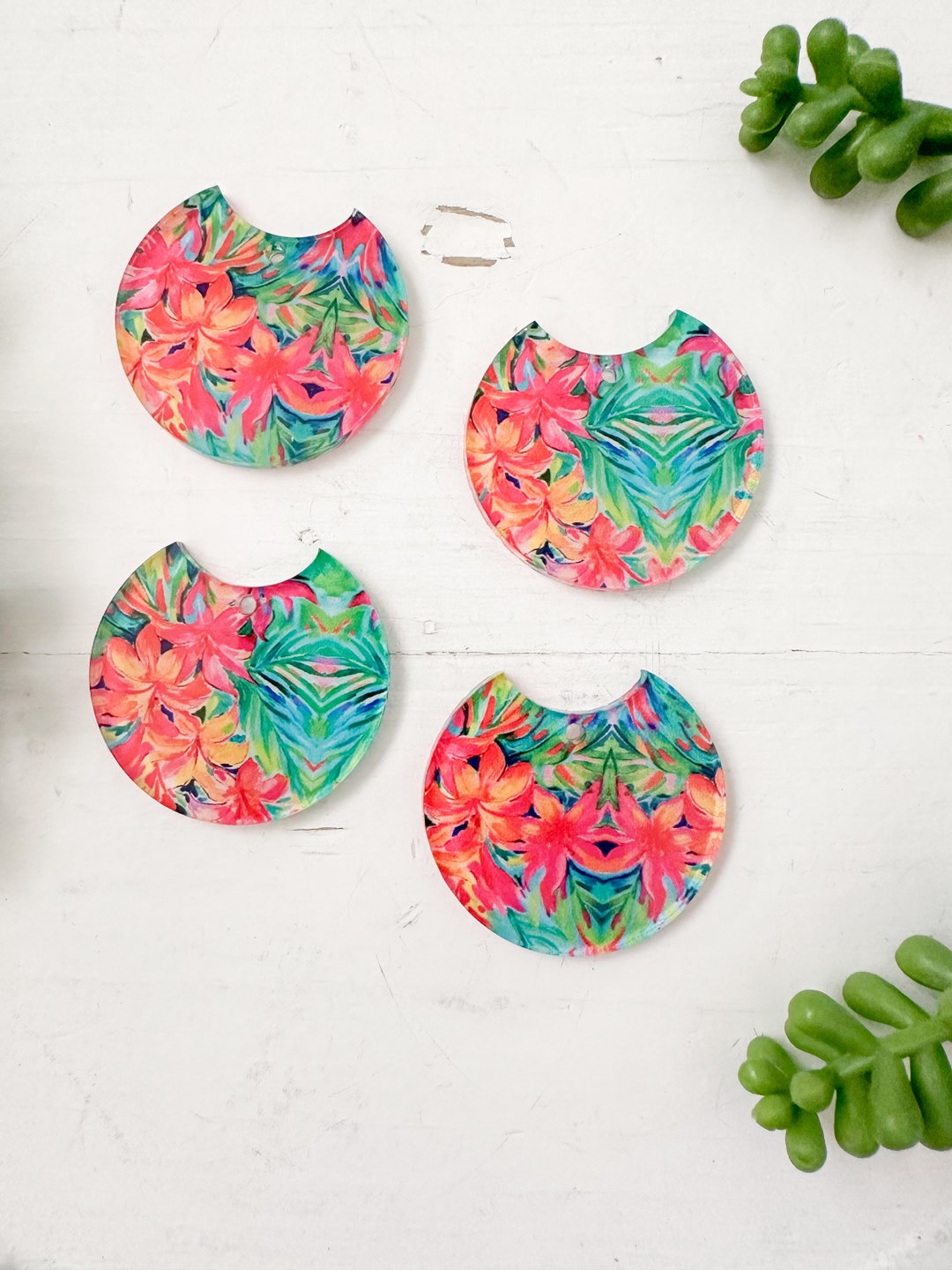 Preppy Summer Earring Blanks, Acrylic Earring Blanks, DIY Jewelry ...