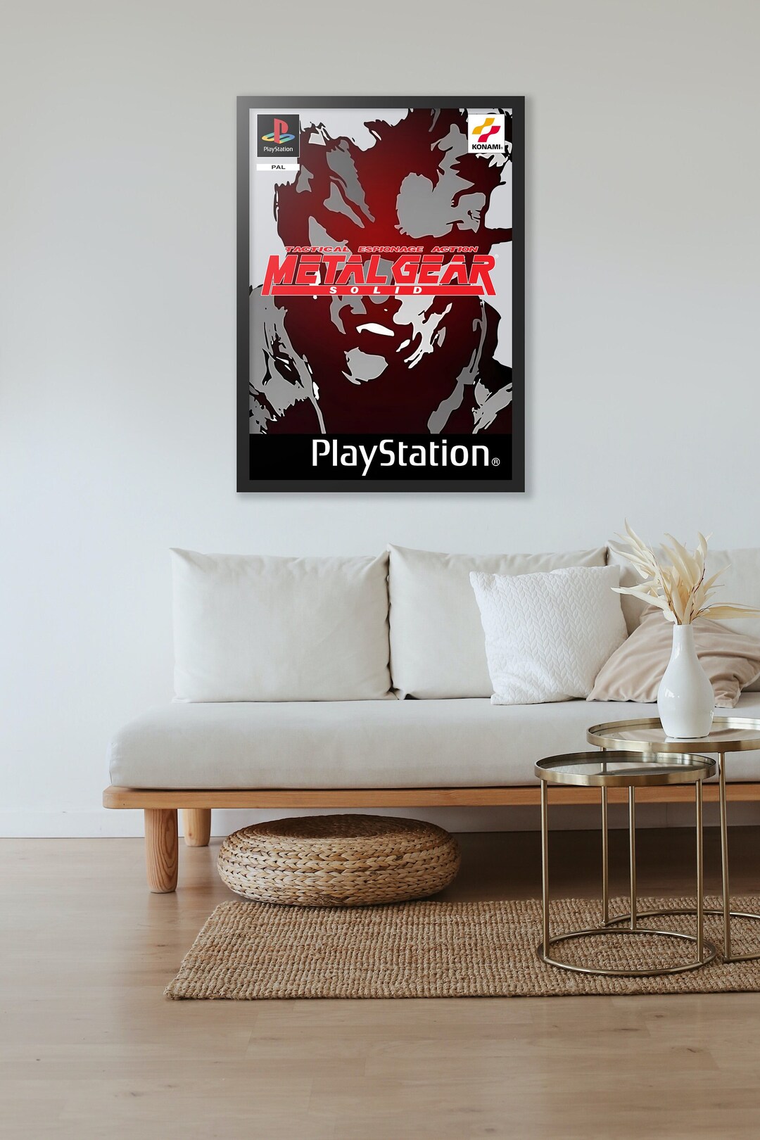 Metal Gear Solid (1999) Cover Poster - Video Game Art Print - Gaming Gift -A4-A3-A2-A1 Unframed ...